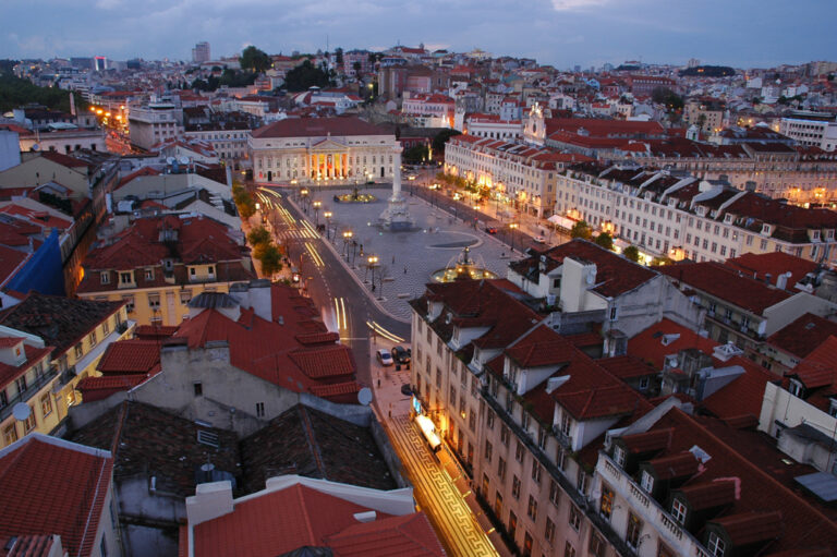 Rossio Square in Lisbon