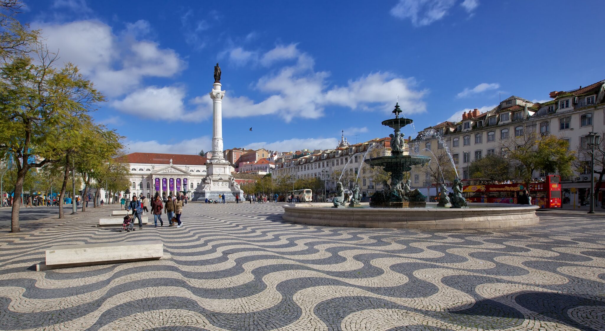 Rossio Square in Lisbon